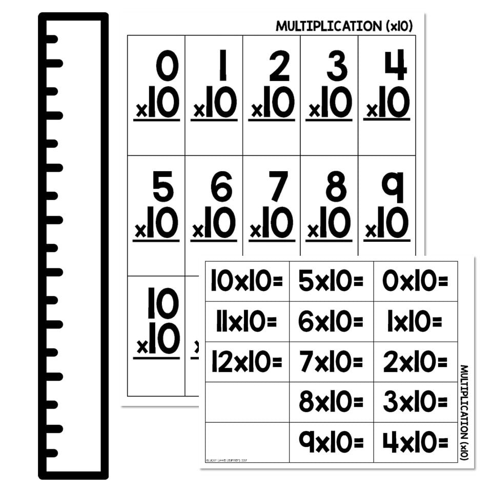 Math Fact Fluency Sticks - Math Fact Fluency Practice - Flashcards ...