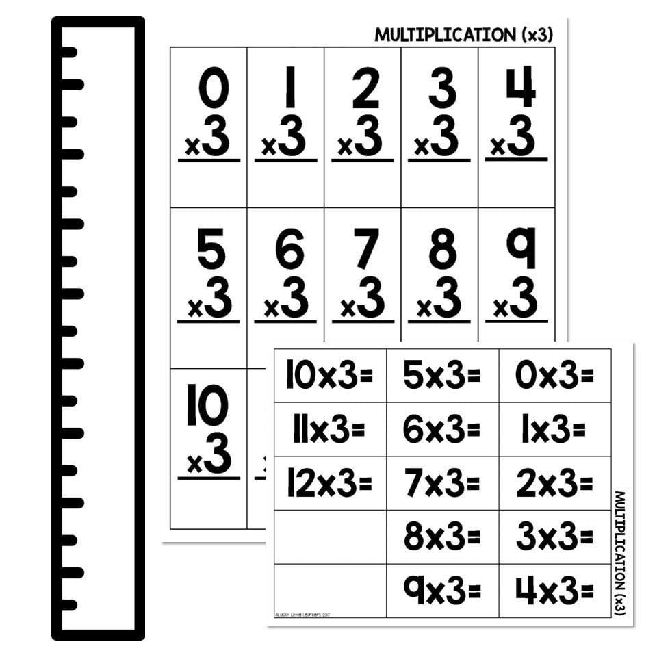 Math Fact Fluency Sticks - Math Fact Fluency Practice - Flashcards ...