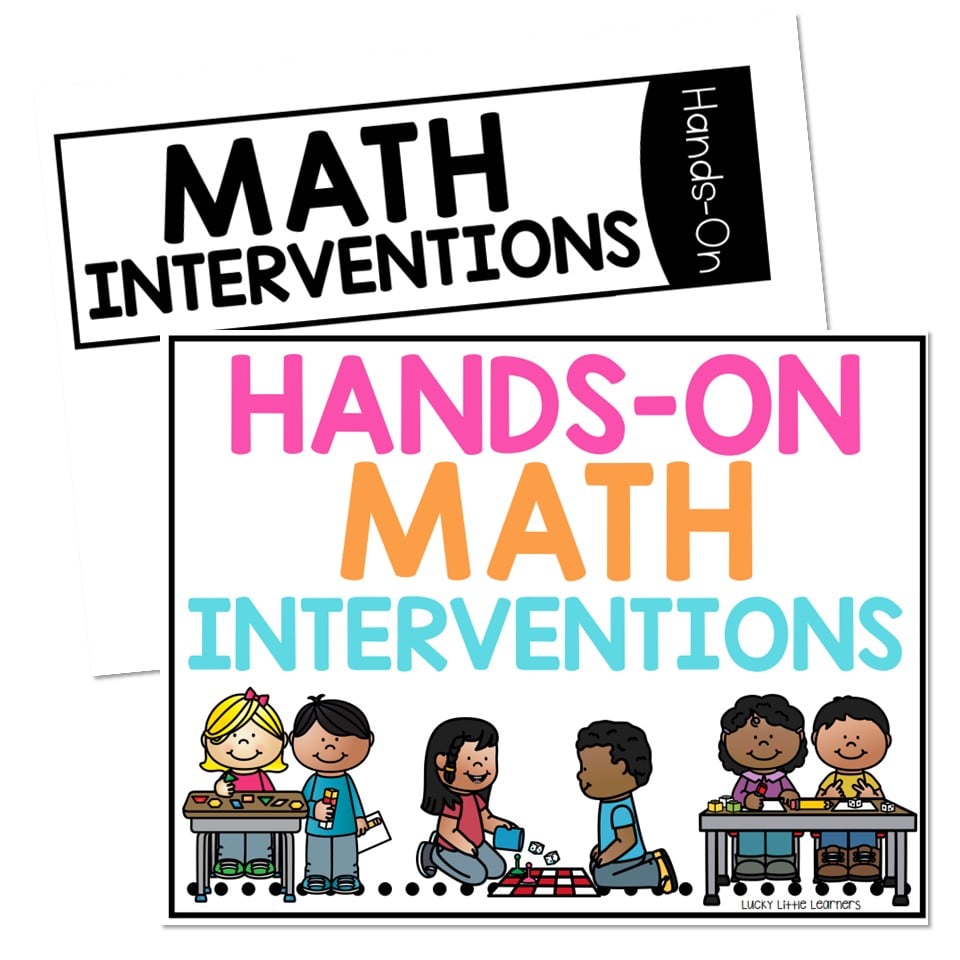 Math Intervention Kit - Hands-on Interventions Box Cover - Lucky Little ...