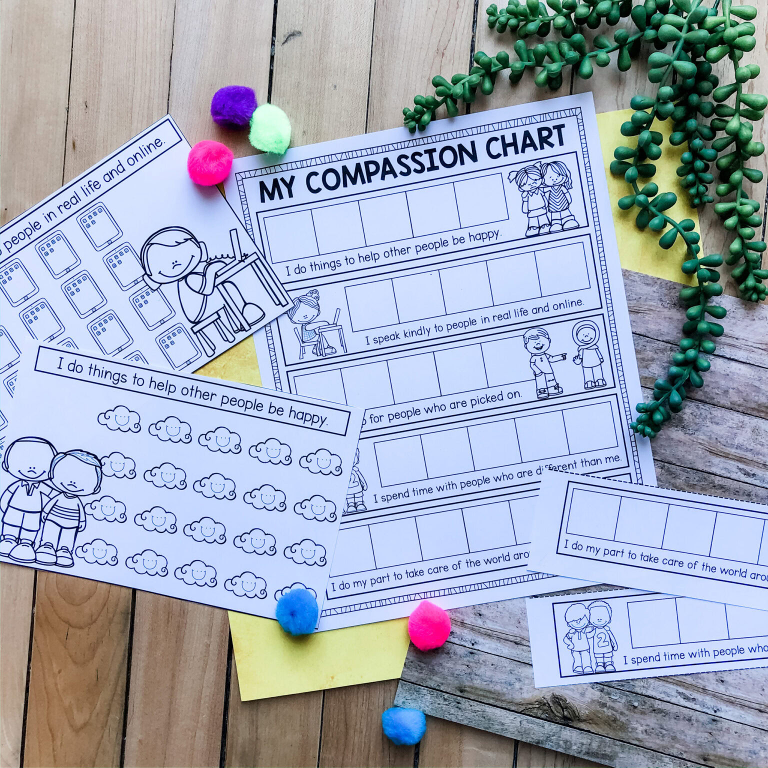 Compassion Unit - Social Emotional Learning for 1st and 2nd Grade ...