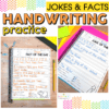 Handwriting Practice - Jokes and Facts - Lucky Little Learners