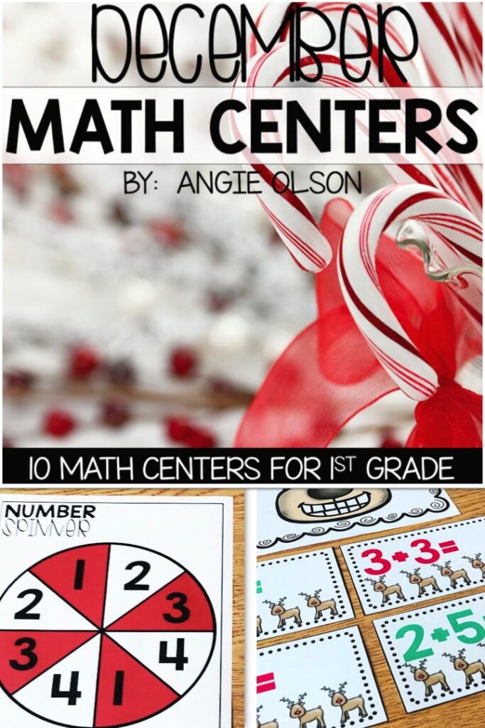 December Math Centers and Activities for 1st Grade - Lucky Little Learners