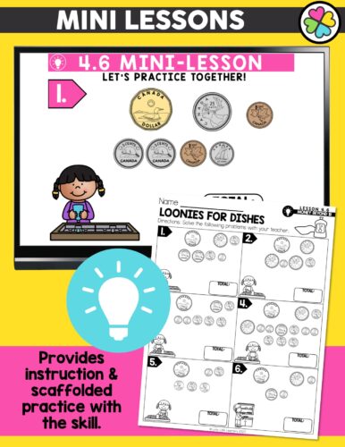 Canadian Money and Financial Literacy Math Unit - Lucky Little Learners
