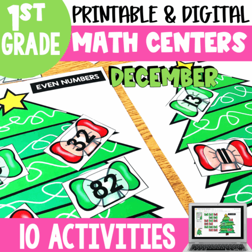 April Math Centers and Activities for 2nd Grade - Lucky Little Learners