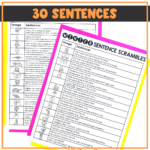 Winter Sentence Scrambles | Sentence Building | Sentence Writing ...