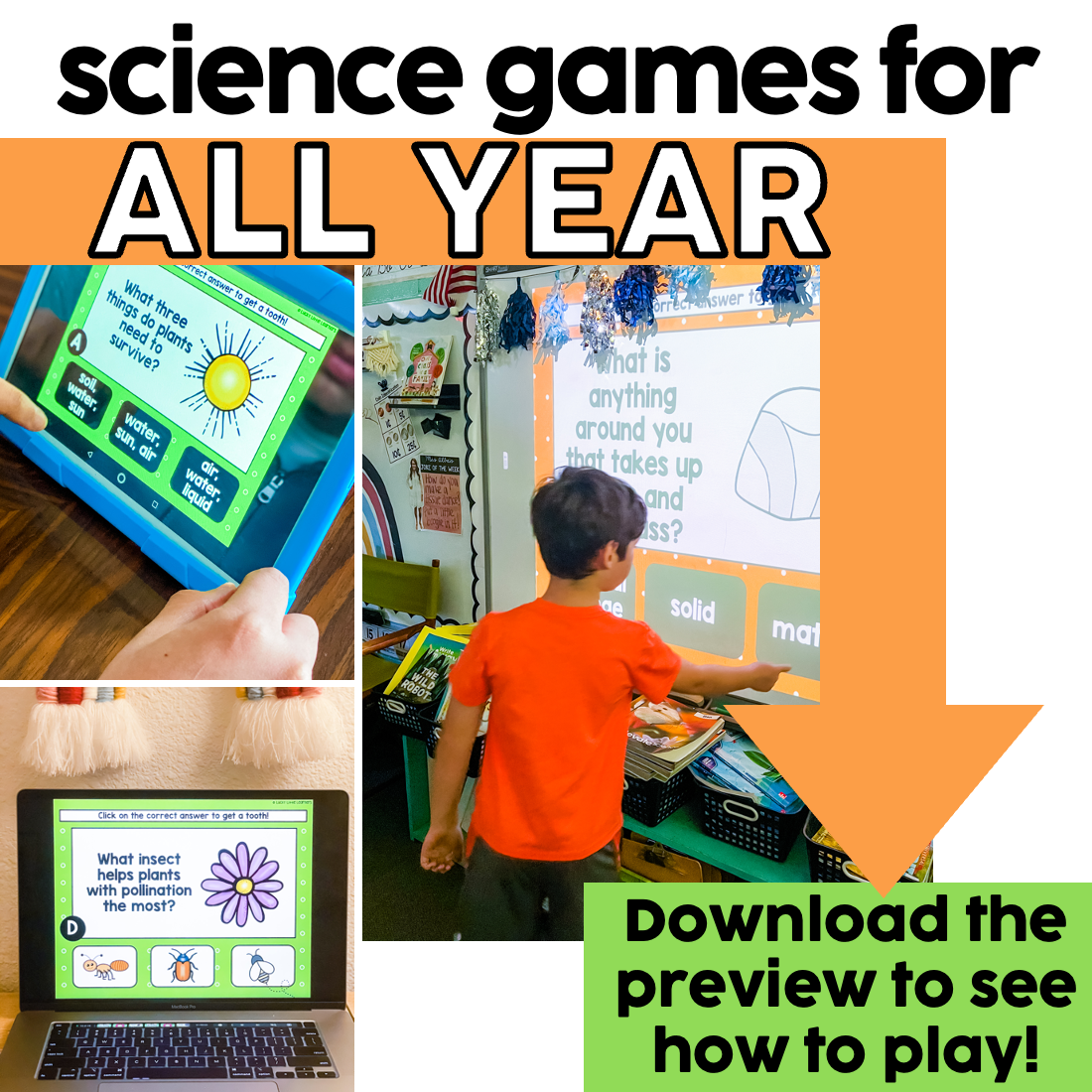 2nd Grade Digital Science Toothy ® Task Cards Bundle | Distance ...