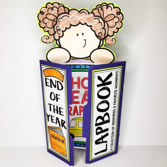 End of Year Lapbook and Memory Book - Lucky Little Learners