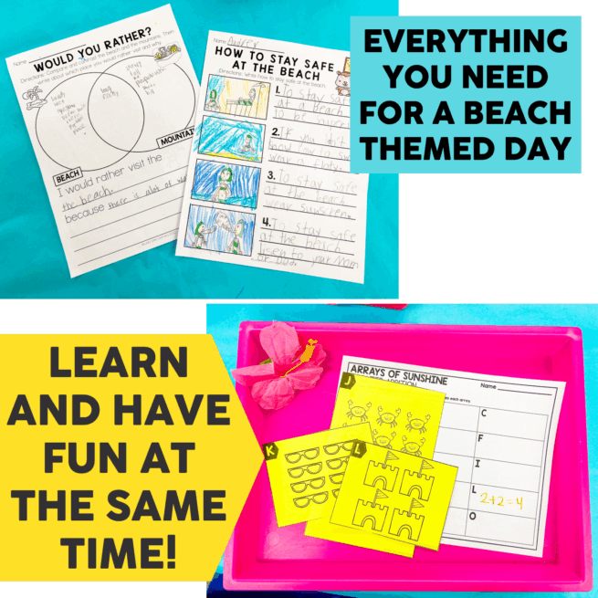 Beach Classroom Transformation - Lucky Little Learners