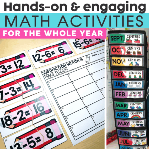 2nd Grade Math Centers Bundle - Lucky Little Learners