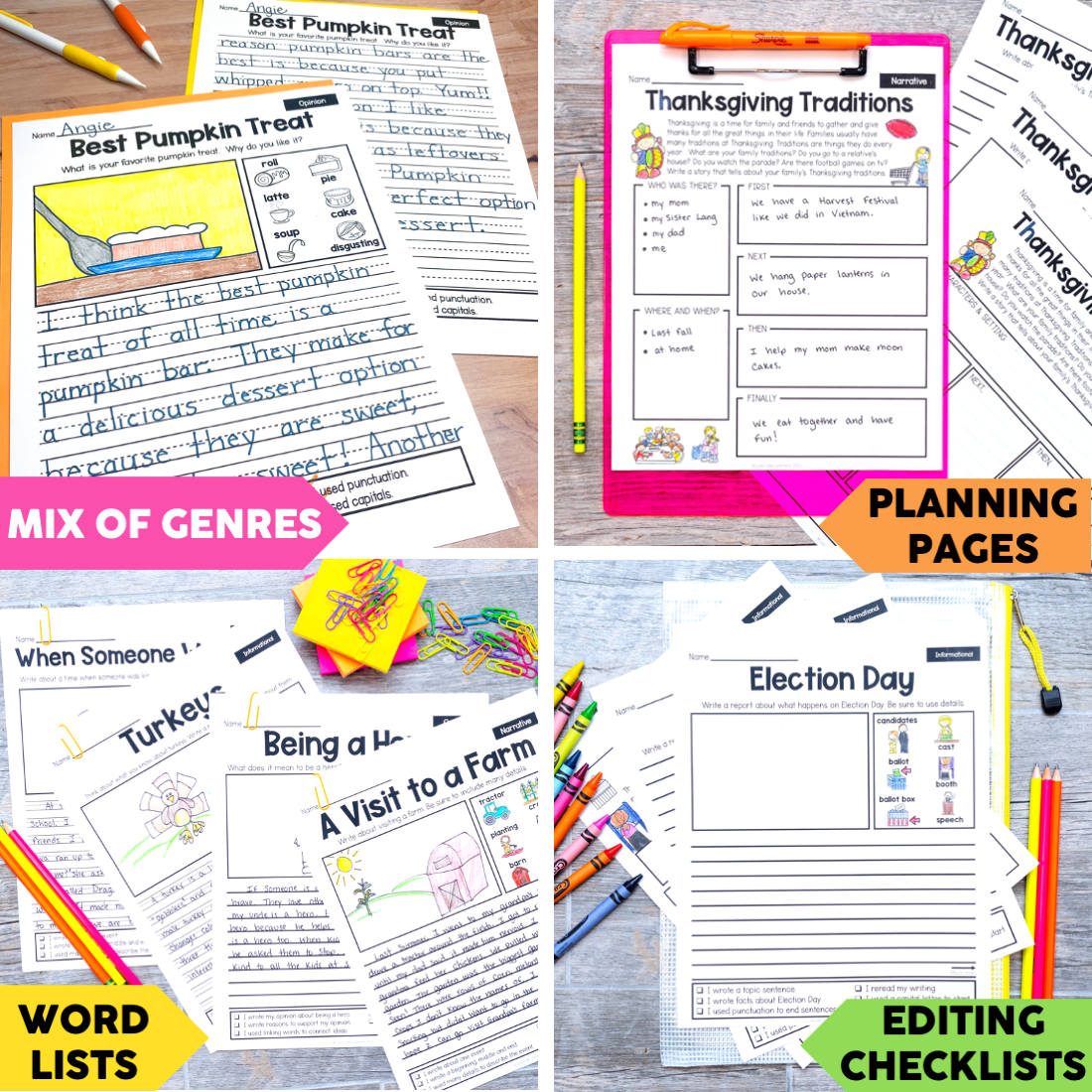2nd Grade Writing Prompts Worksheets Tales From Miss D | New! 🌟