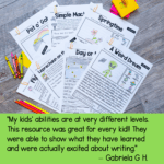 1st and 2nd Grade March Writing Prompts - Lucky Little Learners