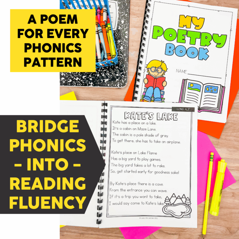 Phonics Poems With Activities - Lucky Little Learners