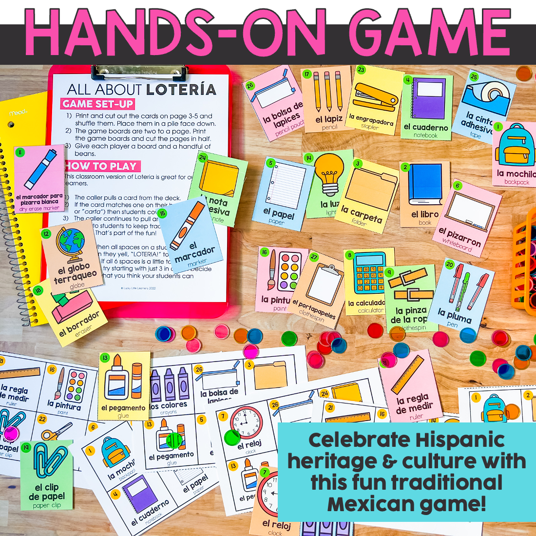 Hispanic Heritage Month Activities | Lotería Classroom Edition ...