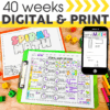 Spiral Math Review Bundle - 1st Grade - Lucky Little Learners