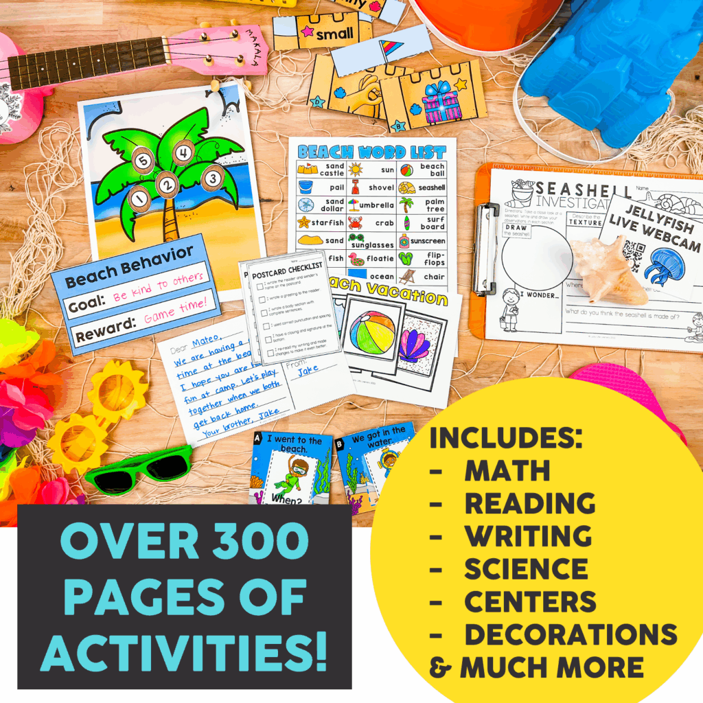 Beach Classroom Transformation - Lucky Little Learners