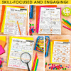 1st Grade Spring Early Finisher Packet - Lucky Little Learners