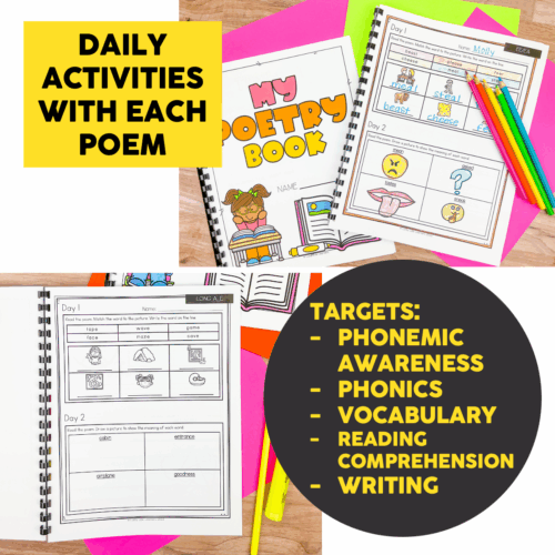 Phonics Poems With Activities - Lucky Little Learners