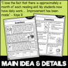 Main Idea & Details - Reading Comprehension Passages - Lucky Little ...