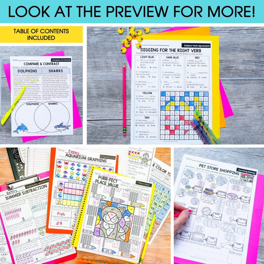 2nd Grade Summer Early Finishers Packet - Lucky Little Learners