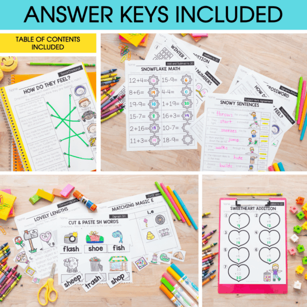 Early Finishers Packets Bundle - 1st Grade - Lucky Little Learners