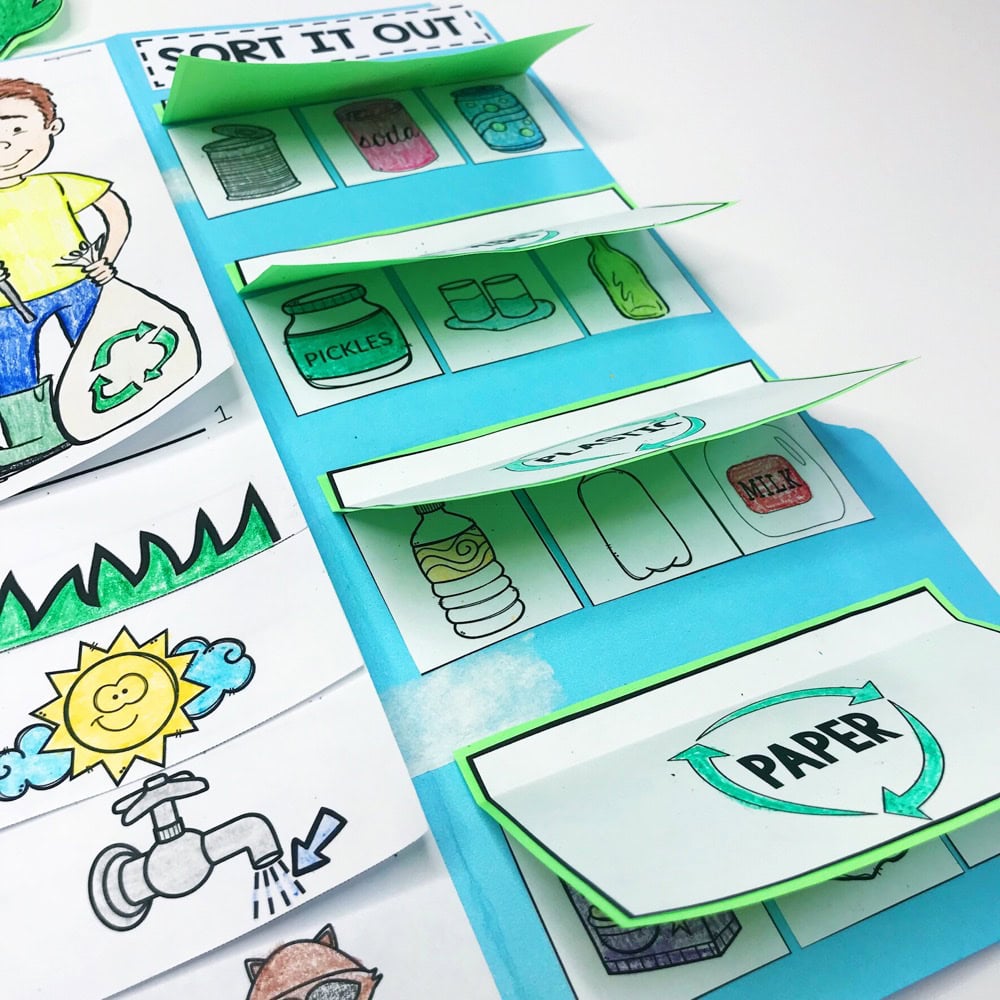 Earth Day Lapbook - Lucky Little Learners