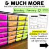 Classroom Decor Bundle with Classroom Calendar and Bulletin Boards ...