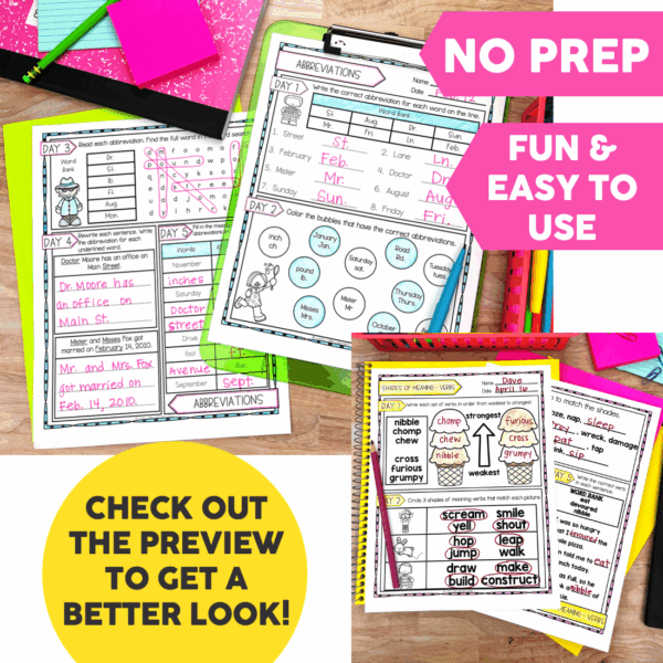 Grammar Worksheets | Grammar Day by Day | Daily Grammar Practice ...