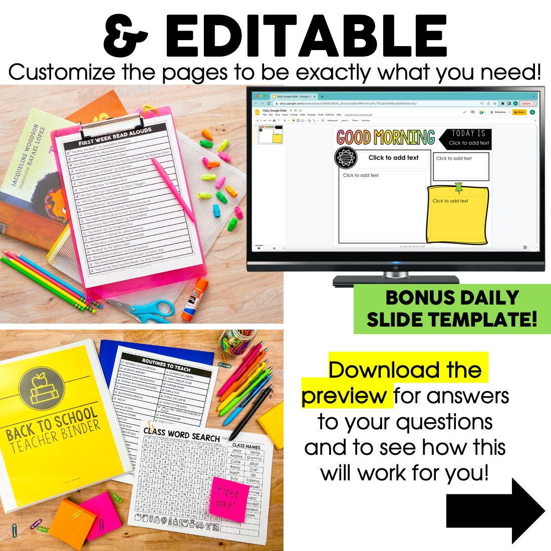 Editable Classroom Newsletter Templates - Back to School Forms ...
