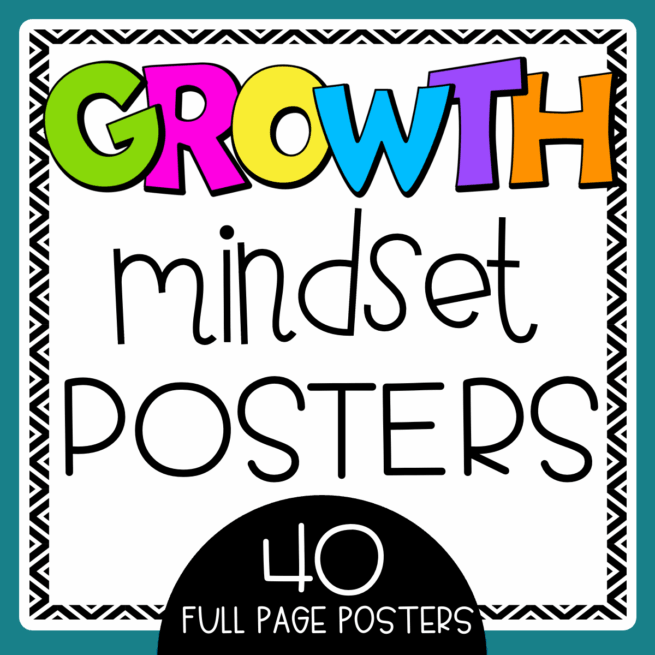 Growth Mindset Posters - Lucky Little Learners
