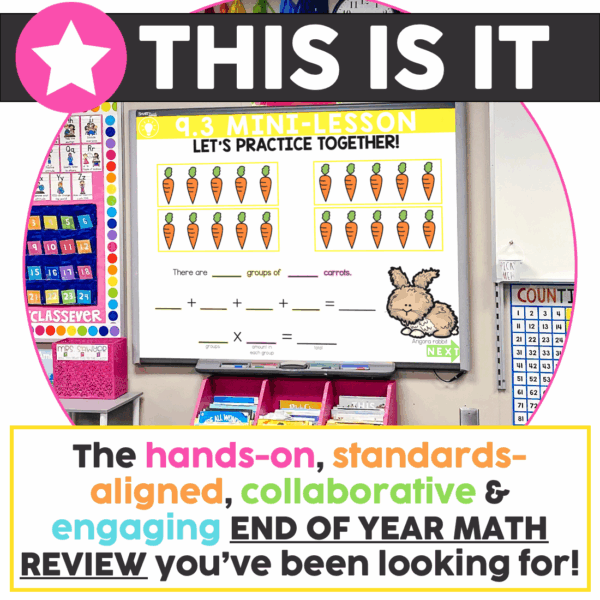 End of Year Math Review for 2nd Grade - Lucky Little Learners