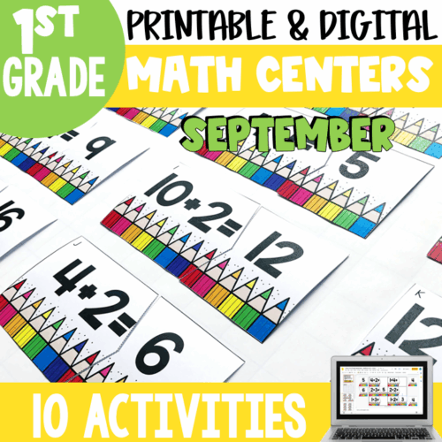 April Math Centers and Activities for 2nd Grade - Lucky Little Learners