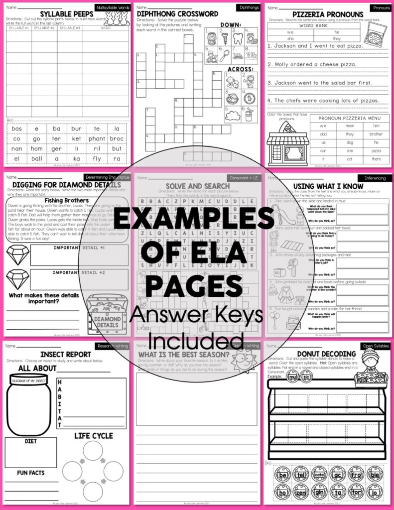 2nd Grade Spring Early Finishers Packet - Lucky Little Learners