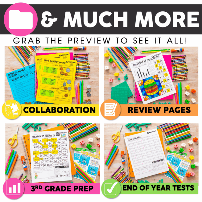 End of Year Math Review for 2nd Grade - Lucky Little Learners