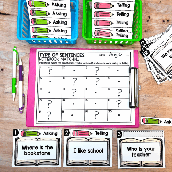 1st Grade Literacy Centers Bundle - Lucky Little Learners