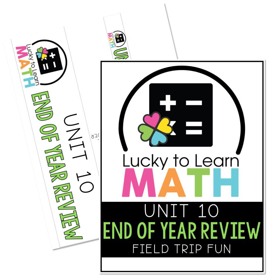 Lucky to Learn Math - 1st Grade - Unit 10 End of Year Review - Binder ...