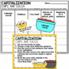 2nd Grade Grammar Center - Capitalization - Lucky Little Learners