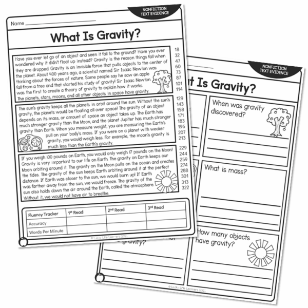 2nd Grade Nonfiction Text Evidence and 5 W's Reading Passage - What is ...