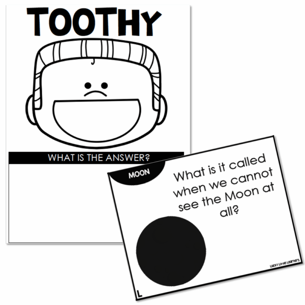 Toothy - Science - 2nd Grade - Moon - Lucky Little Learners