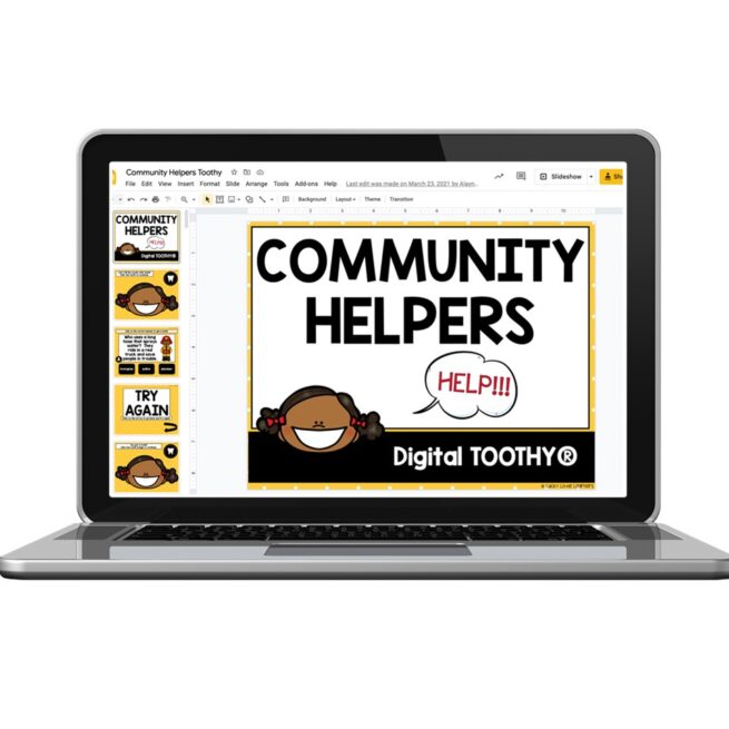 Digital Toothy - Social Studies -2nd Grade - Community Helpers - Lucky ...