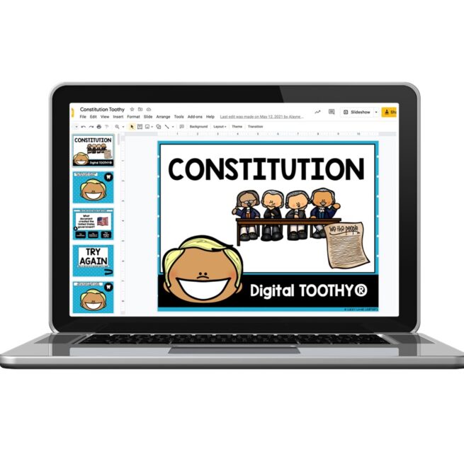 Digital Toothy - Social Studies -2nd Grade - Constitution - Lucky ...