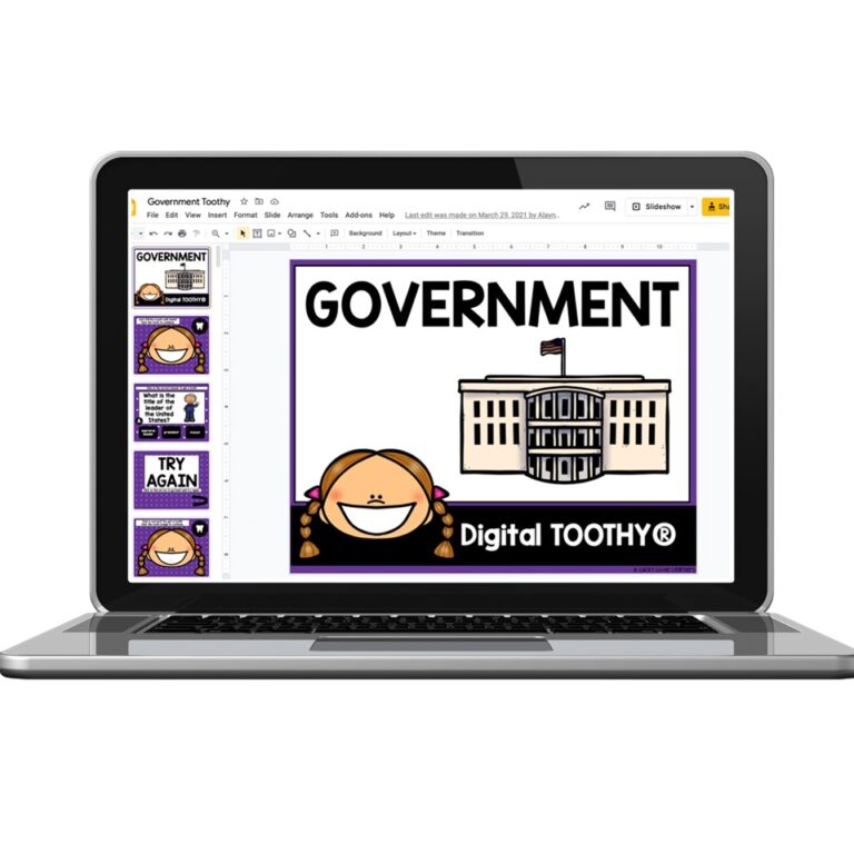 Digital Toothy - Social Studies -2nd Grade - Government - Lucky Little ...
