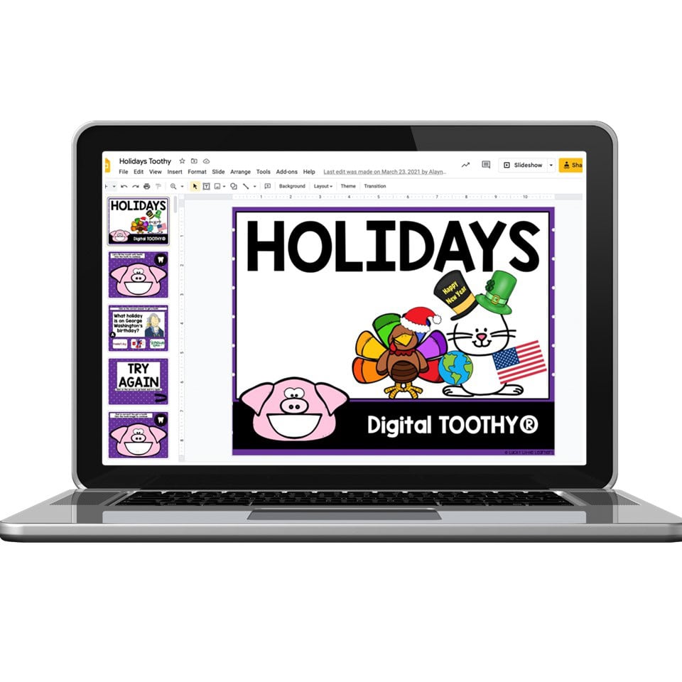 Digital Toothy - Social Studies -2nd Grade - Holidays - Lucky Little ...