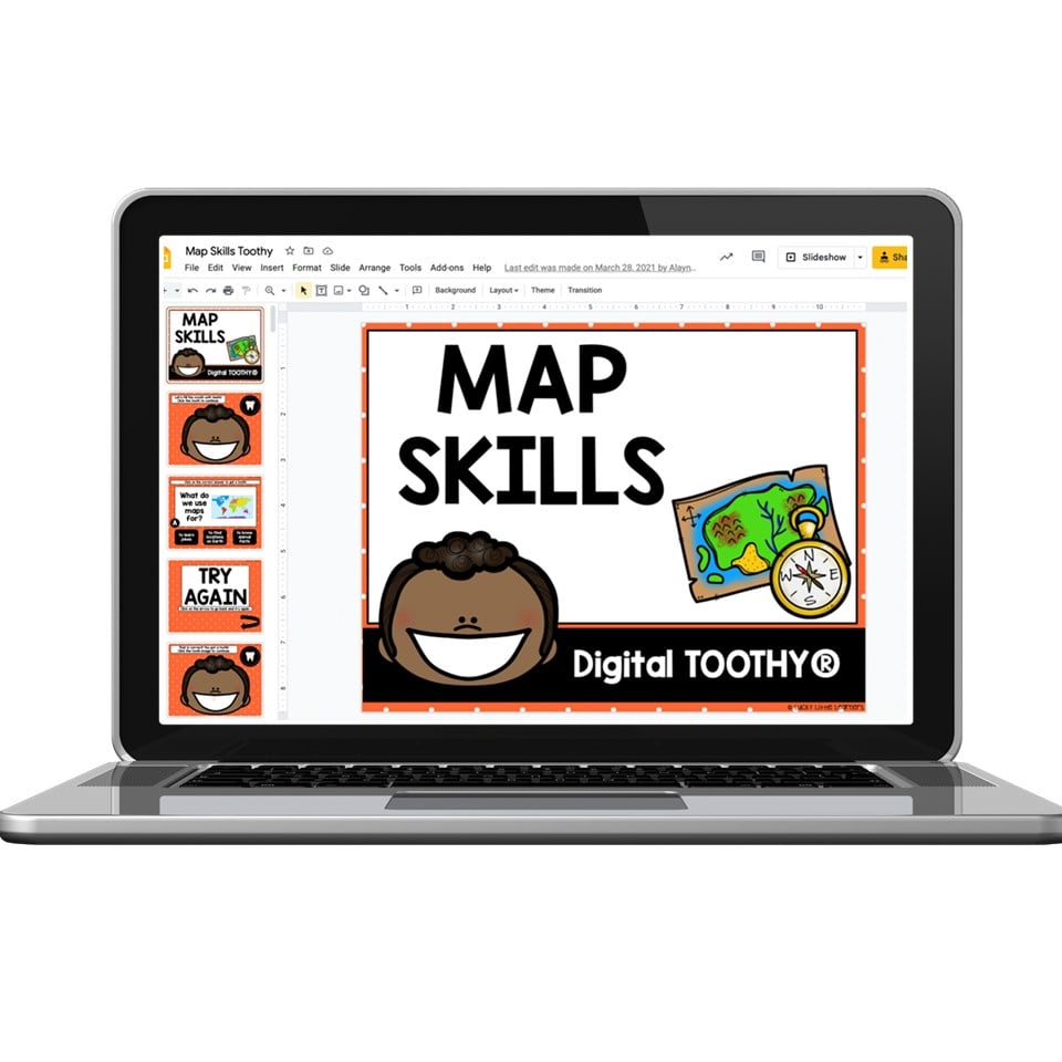 Digital Toothy - Social Studies -2nd Grade - Map Skills - Lucky Little ...
