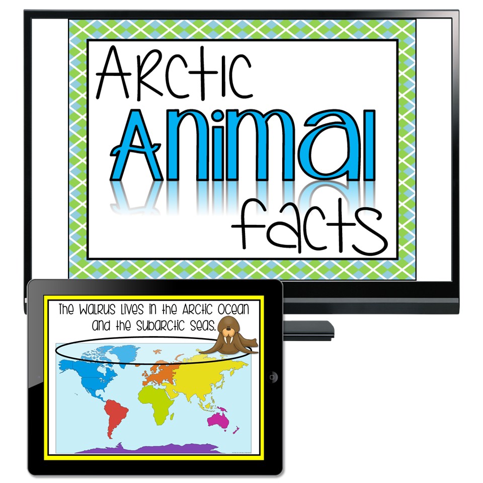 Arctic Animals Unit - Arctic Animals Fact Slideshow - Lucky Little Learners