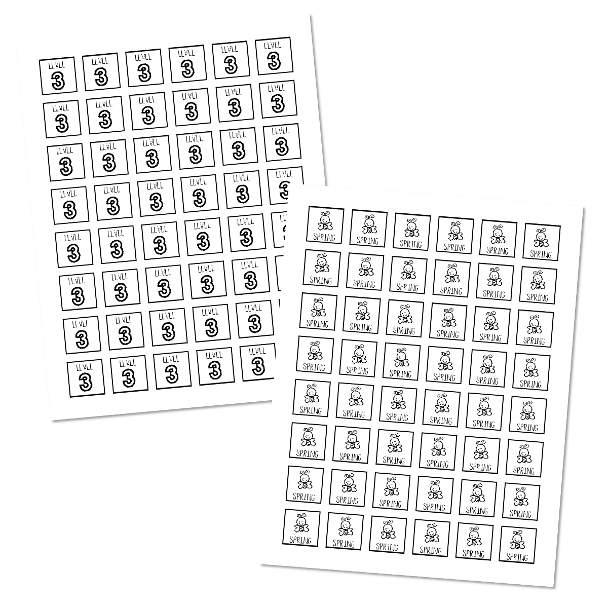 Classroom Library Book Labels - Tiny - Lucky Little Learners