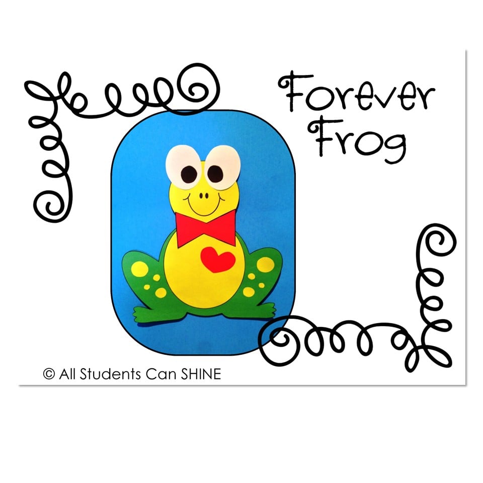 Craftivities - Valentine's Day - Forever Frog - Frog Craft - Lucky ...
