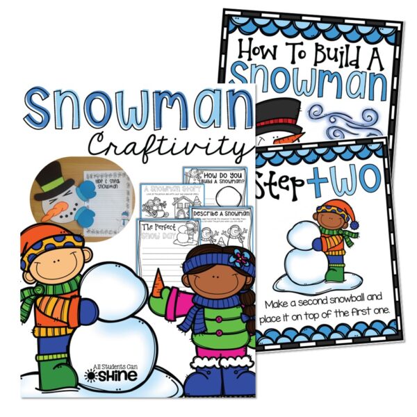 Craftivities - Winter - Snowman - How to Build a Snowman - Lucky Little ...