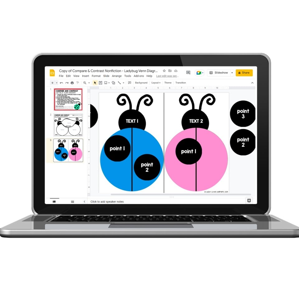 Digital - 2nd Grade Reading Center - Compare and Contrast - Nonfiction ...