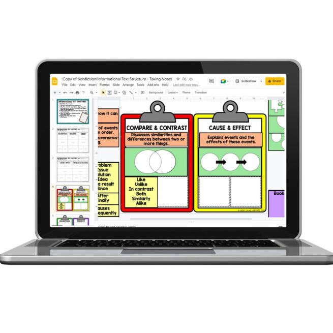Digital - 2nd Grade Reading Center - Nonfiction Text Features - Lucky ...
