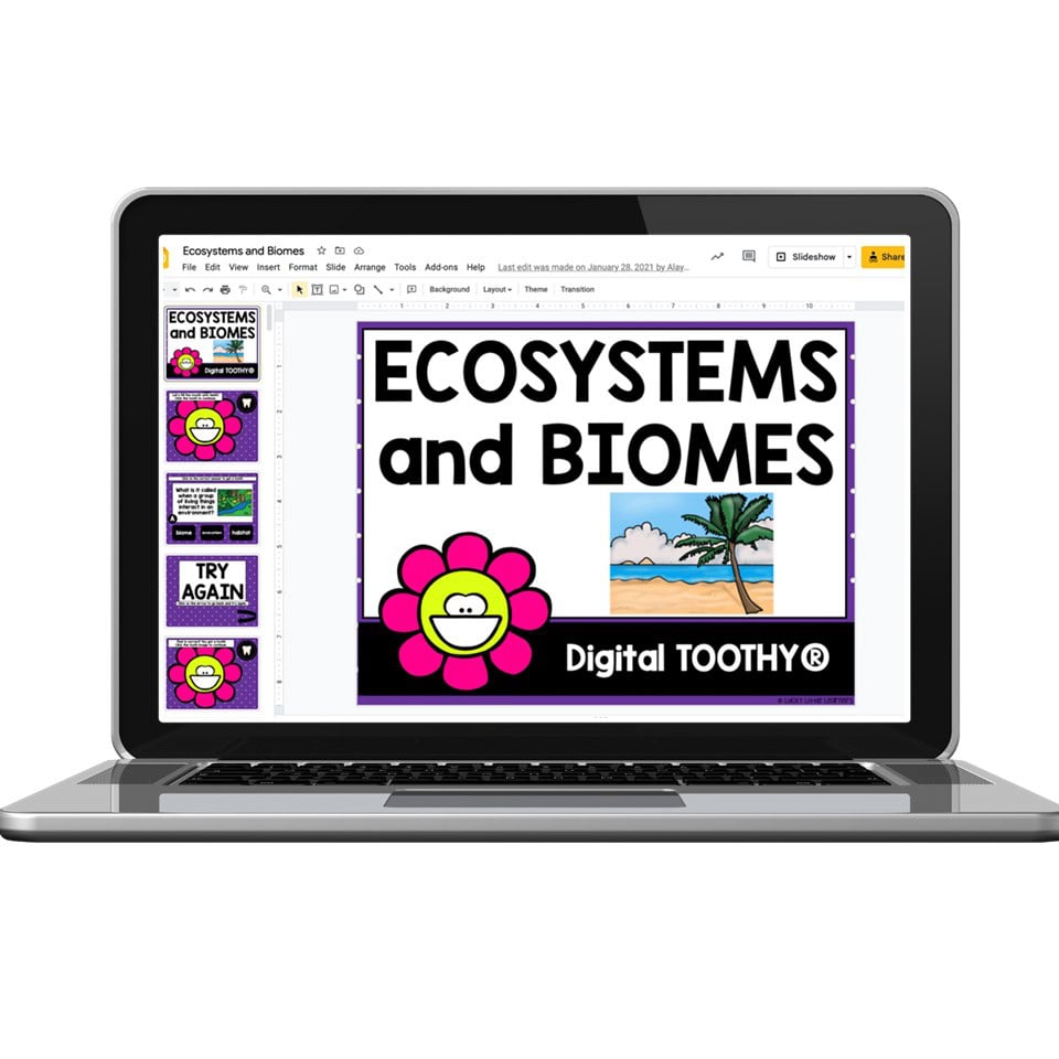 Digital Toothy - Science - 2nd Grade - Ecosystems and Biomes - Lucky ...